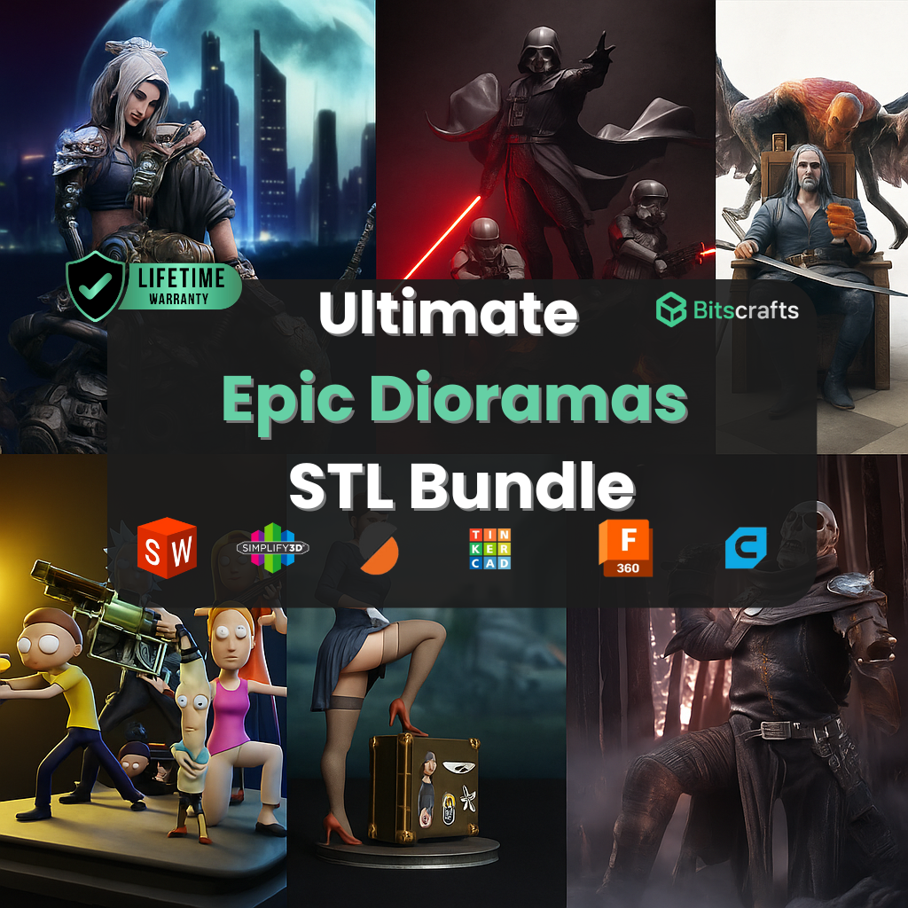 Epic Dioramas STL Collection – Bitscrafts