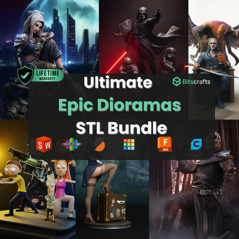 Epic Dioramas STL Collection – Bitscrafts