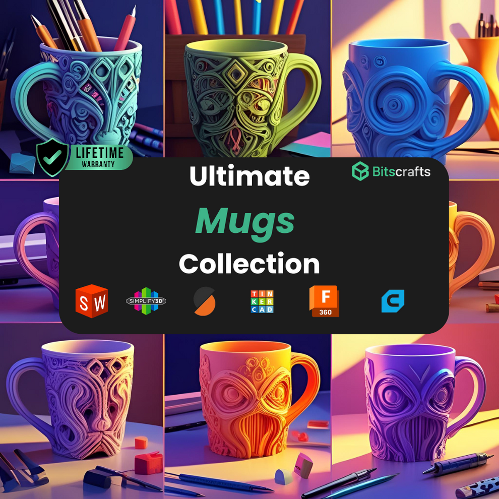 The Ultimate 3D‑Printable Mug STL Bundle – Bitscrafts